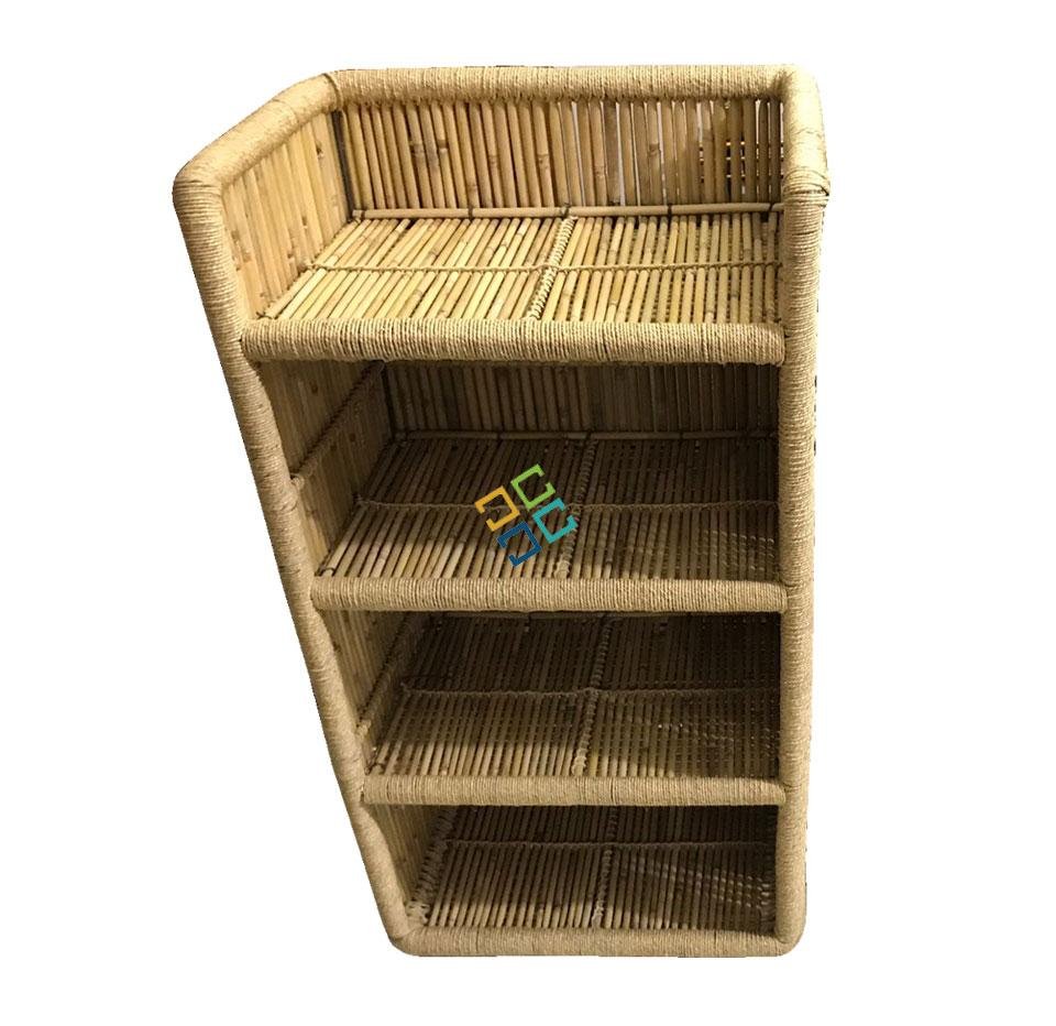 Buy Bamboo (Sarkanda) Rack for Book / Shoes store (Large size) - Craferia