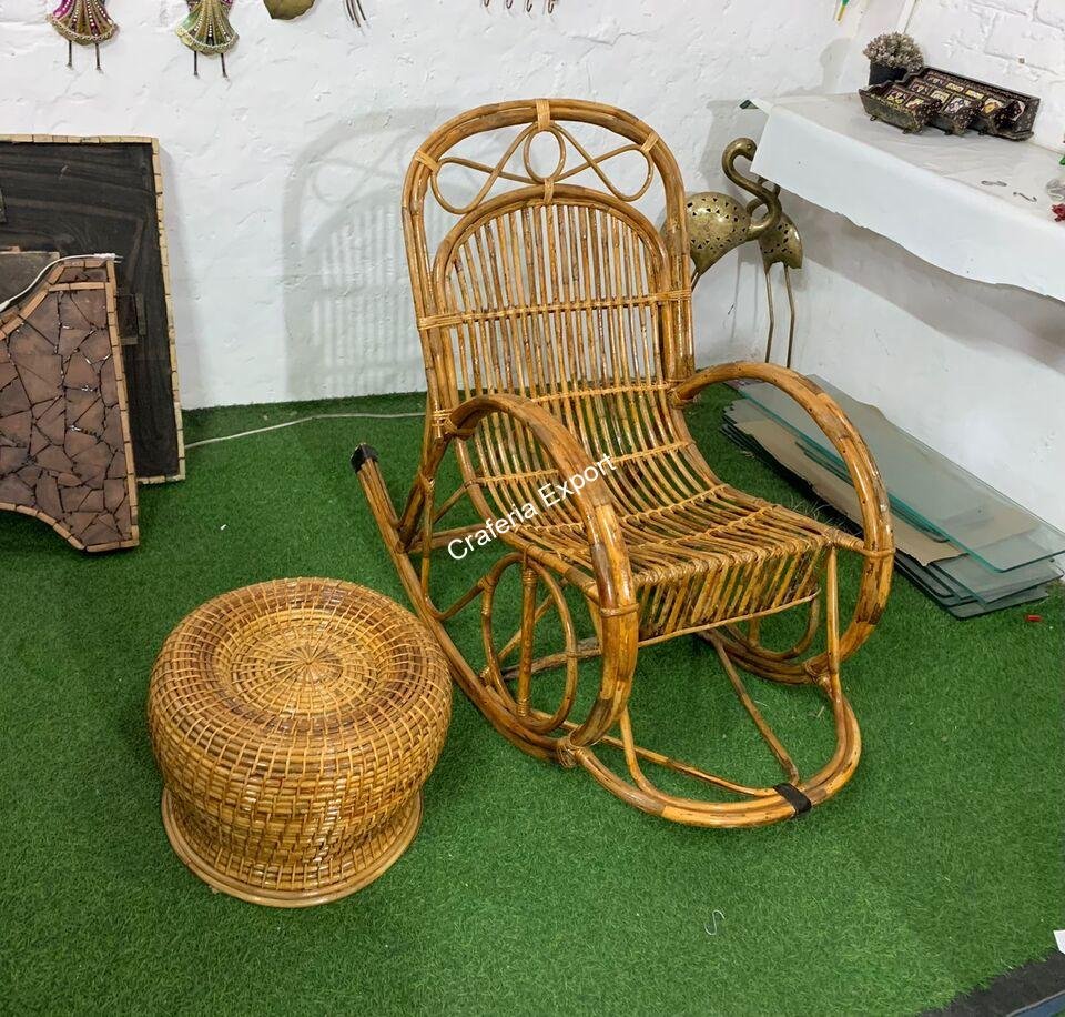 Buy Cane Rocking Chair Wicker Rattan Relaxing Chair - Craferia