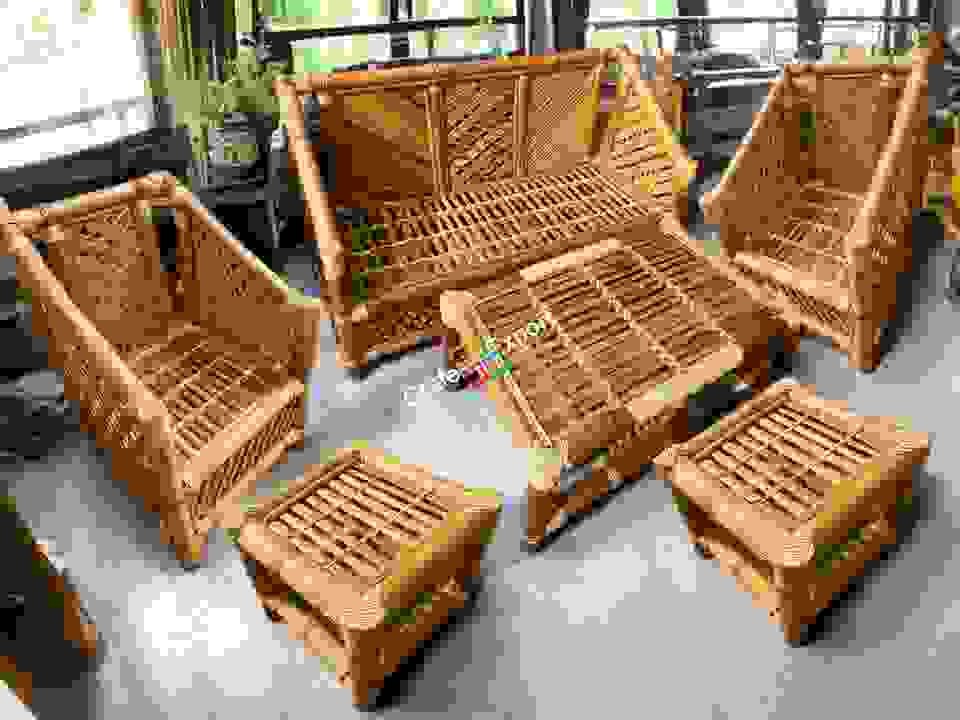 Buy Eco-friendly Bamboo Chair table sofa furniture set - Craferia