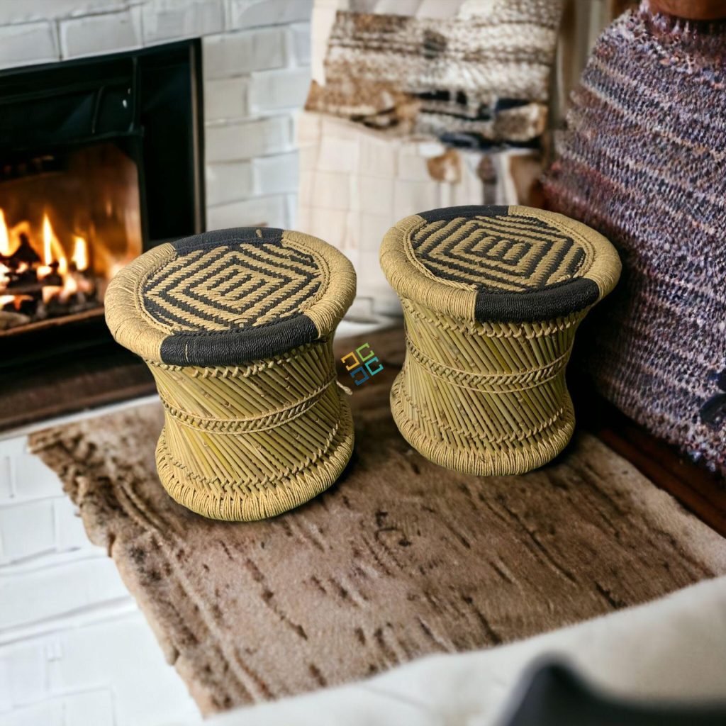 Natural Mudha made of Bamboo & Woods | Craferia