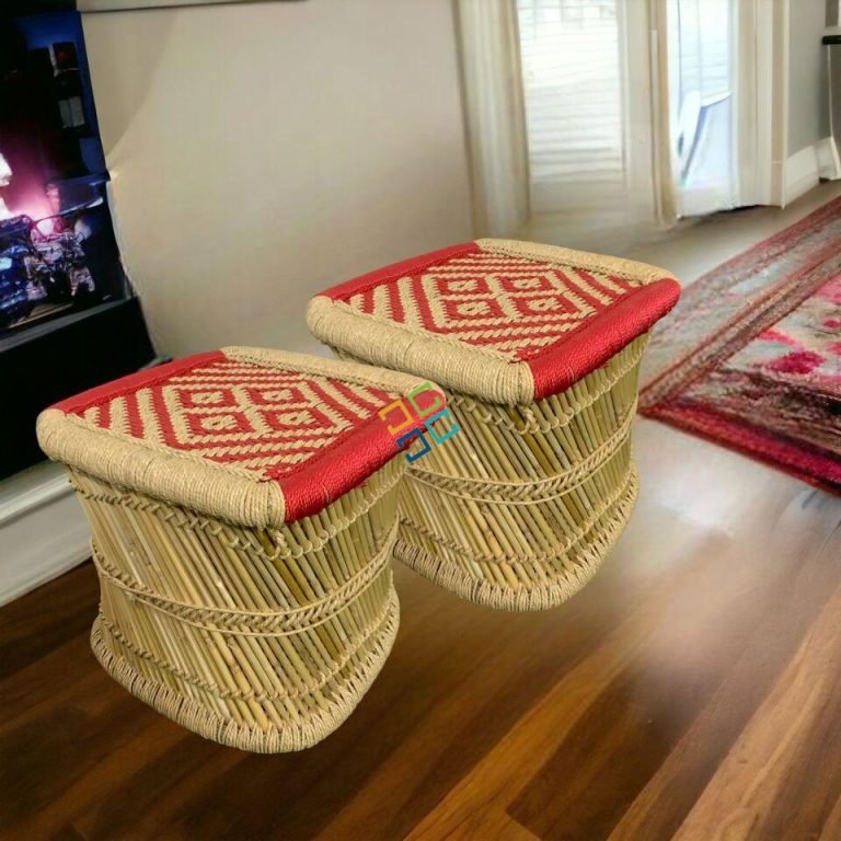 Buy Traditional Colourful Mudha for Indoor/Outdoor Sitting - Extra ...