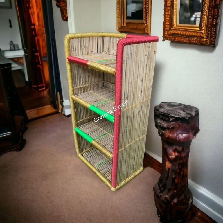 Bamboo shelf, Bamboo Rack, Bamboo Shelves | Craferia